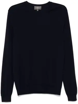 Eric Bompard Extrafine Round Neck Sweater - Blue