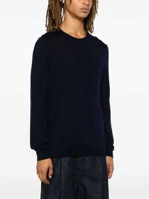 Eric Bompard Extrafine Round Neck Sweater - Blue