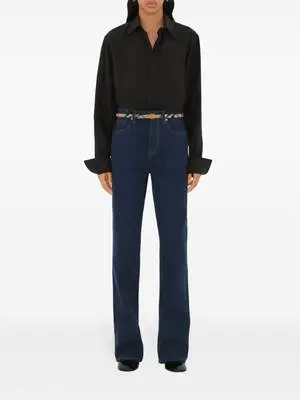 Burberry Checkered B-buckle Belt