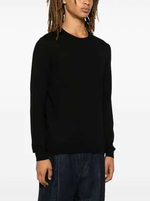 Eric Bompard Extrafine Round Neck Sweater - Black