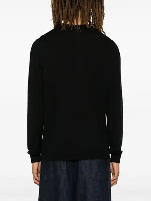 Eric Bompard Extrafine Round Neck Sweater - Black