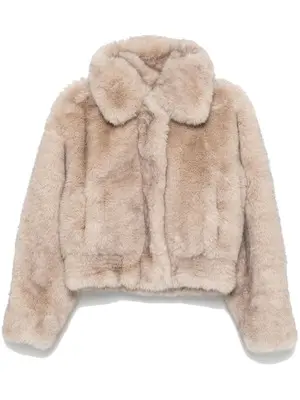 STAND STUDIO Lena Faux Fur Jacket