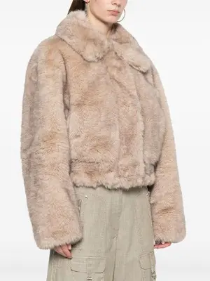 STAND STUDIO Lena Faux Fur Jacket