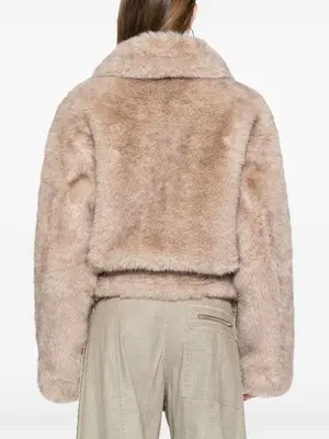 STAND STUDIO Lena Faux Fur Jacket