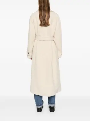 Herno Wool-blend Bouclé Coat