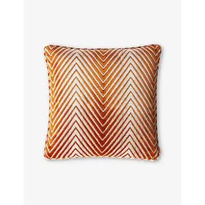 Missoni Ziggy Zig-zag Woven Cushion 40cm X 40cm - Orange/multi