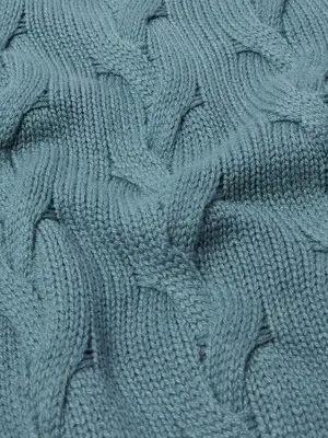 Thom Sweeney Cable-knit Cashmere Rollneck Sweater
