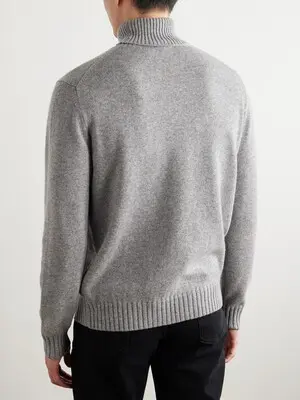 Thom Sweeney Cashmere Rollneck Sweater - Gray