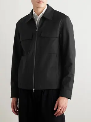 Nn07 Alban 1089 Cotton-blend Overshirt