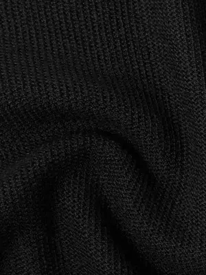 Zegna Logo-embroidered Cashmere And Silk-blend Cardigan - Black