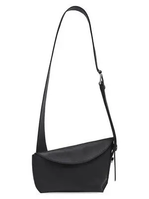 Alexander McQueen T-bar Leather Sling Bag - Black Silver