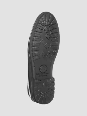 To Boot New York Belfast Leather Penny Loafers - Nero