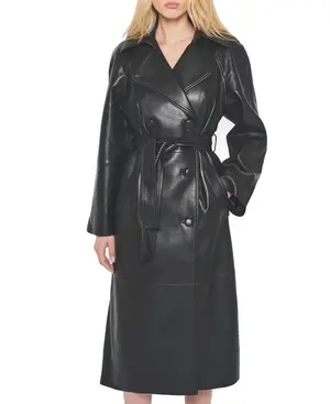 AS By DF Miller Recycled Leather Trench Coat