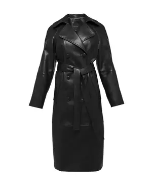 AS By DF Miller Recycled Leather Trench Coat