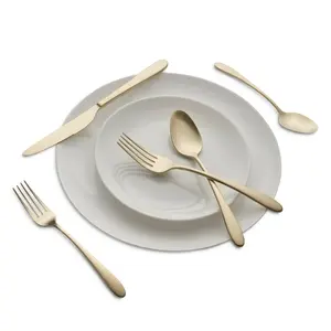 CAMBRIDGE Silversmiths Poet Satin 20 Piece Flatware Set