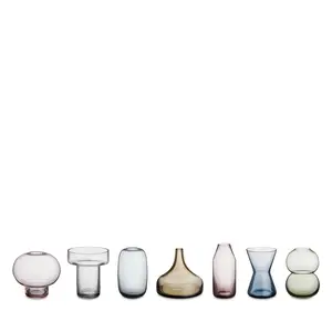 ORREFORS Midsummer Mini Vases, Assorted Set Of 7
