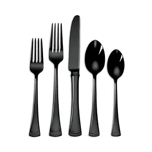 LENOX Portola 20-piece Mirror Flatware Set - Black