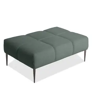 GIUSEPPE NICOLETTI Soprano Rectangle Ottoman Baobab -acqua Marine