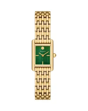 Tory Burch The Small Eleanor Stainless Steel Watch - Green/gold