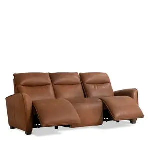 BERNHARDT Soledad Power Motion Leather Sofa