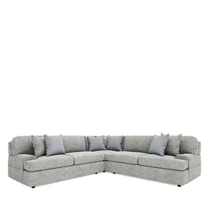 BERNHARDT Carlsbad 3 Piece Sectional - Grey -