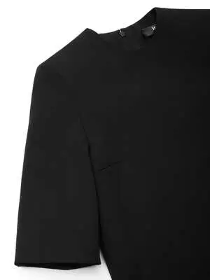 Versace Wool Gabardine Mini Dress