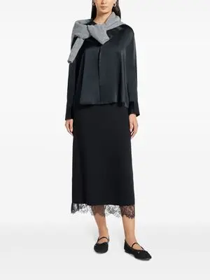 Vince Lace Paneled Skirt