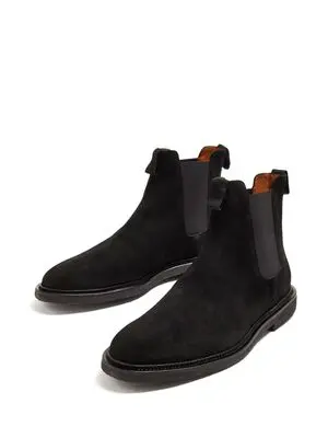 COMMON PROJECTS Suede Chelsea Boots - Black