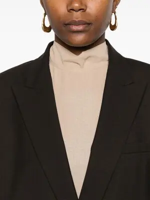 Fabiana Filippi Double-breasted Blazer - Brown