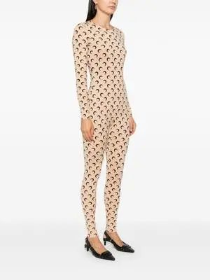 MARINE SERRE Jersey Moon Jumpsuit