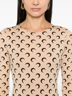 MARINE SERRE Jersey Moon Jumpsuit