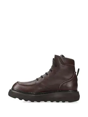Premiata Leather Lace-up Ankle Boots
