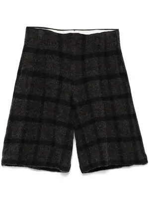 Comme Des Garçons Plaid Shorts