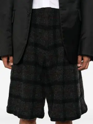Comme Des Garçons Plaid Shorts