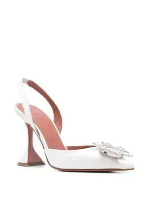 Amina Muaddi 95mm Begum Slingback Pumps