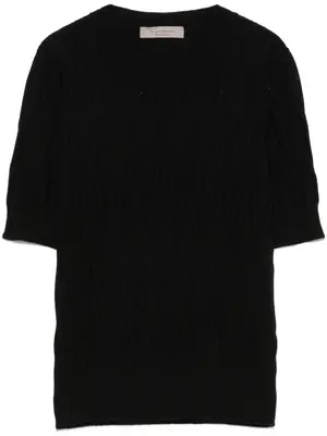 D.exterior Chevron Knit Sweater