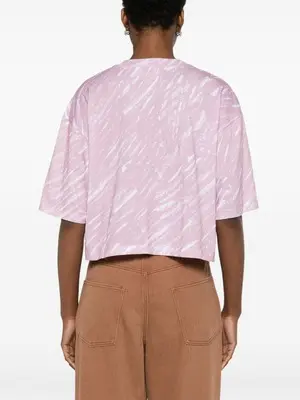 Marni Scribble Logo T-shirt - Pink