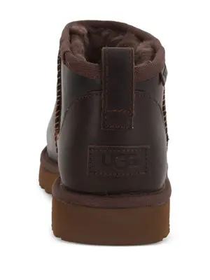 UGG Ultra Mini Lthr Regen Boots - Brown