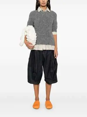 JW Anderson Cable-knit Short-sleeve T-shirt