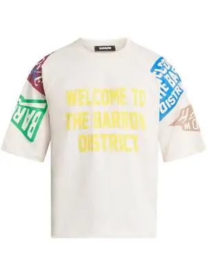 BARROW Slogan-print T-shirt