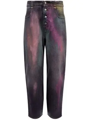 MAISON MARGIELA Bleached-effect Straight-leg Jeans