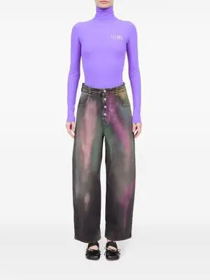 MAISON MARGIELA Bleached-effect Straight-leg Jeans