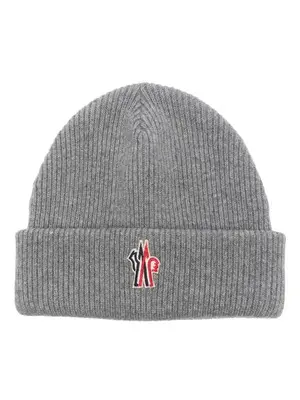 Moncler Wool Beanie - Grey