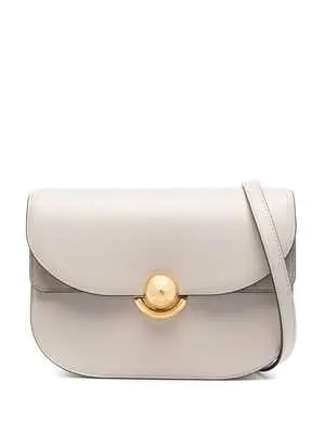 Furla Logo-engraved Crossbody Bag - Neutrals