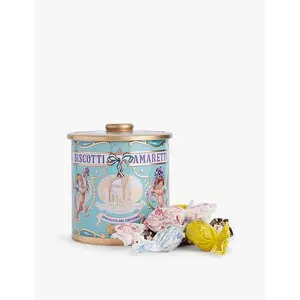 LAZZARONI Mixed Crunchy, Soft And Chocolate Amaretti Biscuit Assortment Tin 190g - One-color