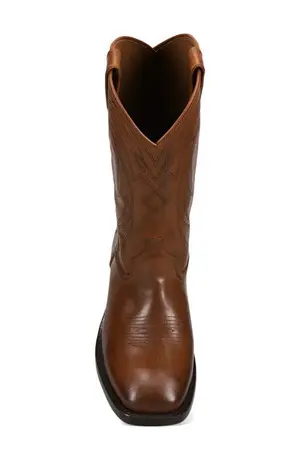 Frye Nash Deco Western Boots - Caramel