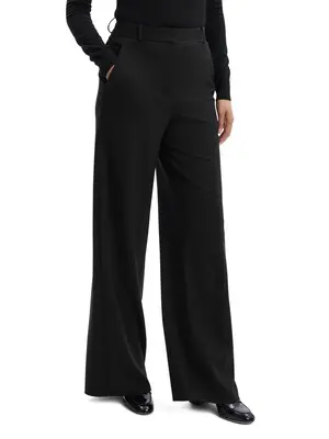Theory High-rise Wide-leg Pants