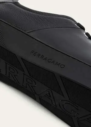 FERRAGAMO Clayton Low-top Sneakers - Black