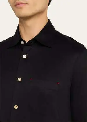 Kiton Nerano Stretch Sport Shirt