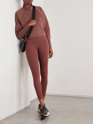 Nike Prima Cropped Dri-fit Half-zip Sweatshirt